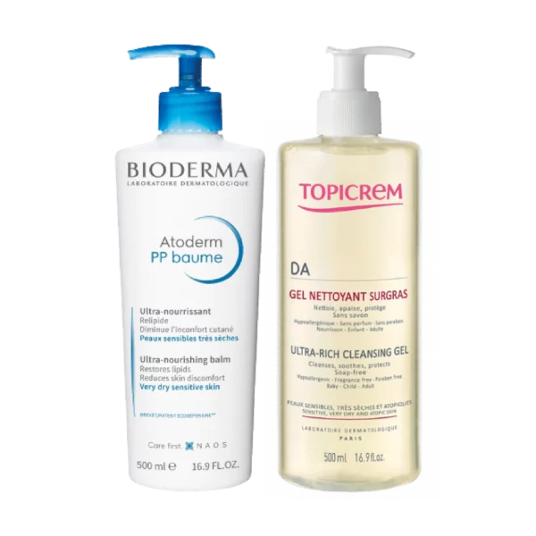 Duo Bioderma Et Topicrem Pack Anti-Grattage, Anti-Irritation, Eczéma ...