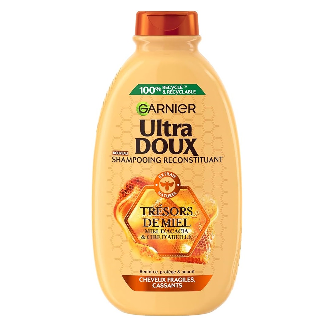 GARNIER Shampooing Reconstituant Trésors de Miel 600 ml Univers ...