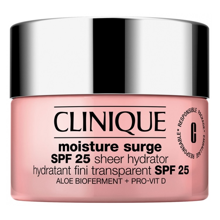 Clinique Moisture Surge Crème Spf25 Hydratant Fini Transparent 50 ml ...